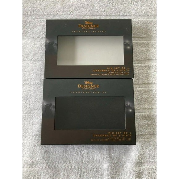 Other | Disney Store Designer Collection Princess Pin Set Empty Display ...